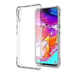 Samsung Galaxy A70 Clear Heavy Duty Transparent Case cover