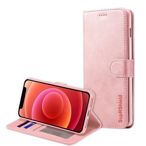 iPhone 12 Mini Wallet Flip Leather Card Holder Flip Case Cover