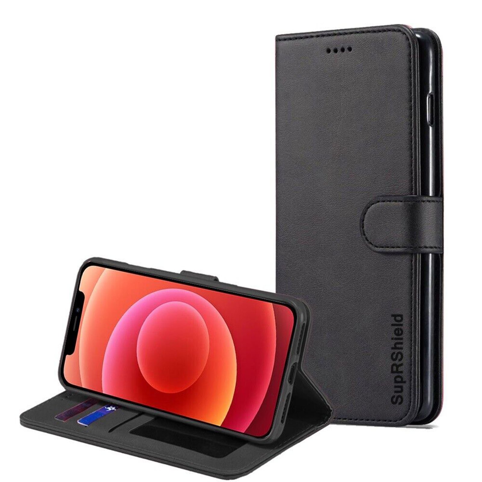 iPhone 12 Mini Wallet Flip Leather Card Holder Flip Case Cover
