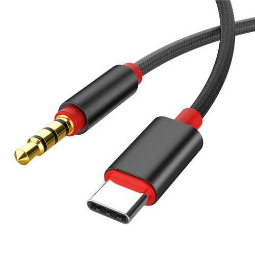 Type C to AUX Cable 3.5mm Auxiliary Audio Cord