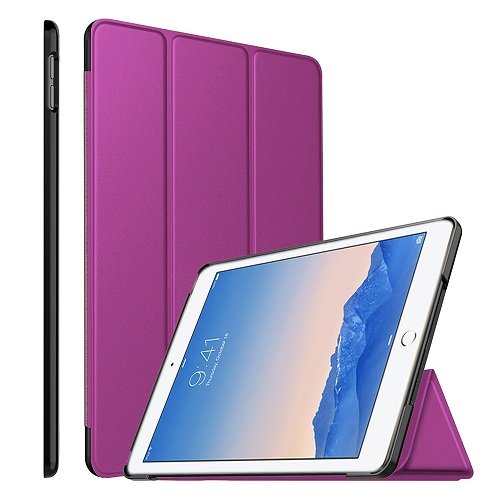 Apple iPad Air 5 Folio Smart Leather Stand Case (Purple)