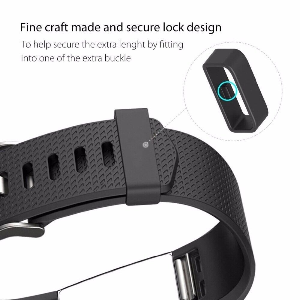 Fitbit Versa Lite Black Wristband Replacement Silicone Band