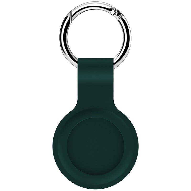 Black AirTag Case Cover With Ring Holder