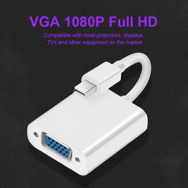 Mini DisplayPort to VGA Adapter