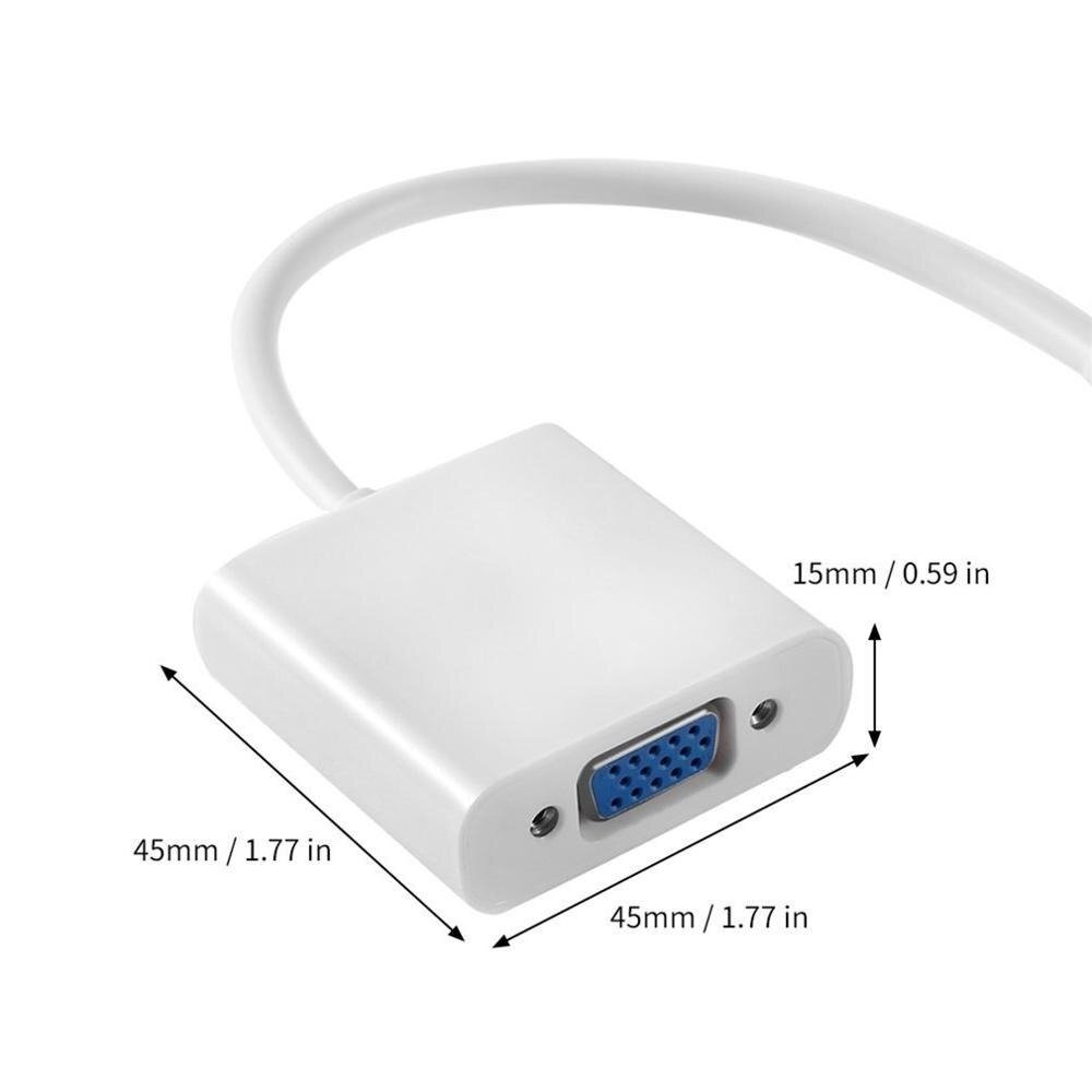 Mini DisplayPort to VGA Adapter