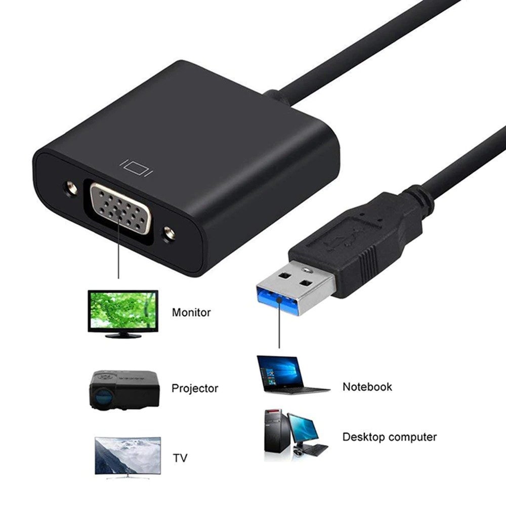 USB To VGA Adapter Converter