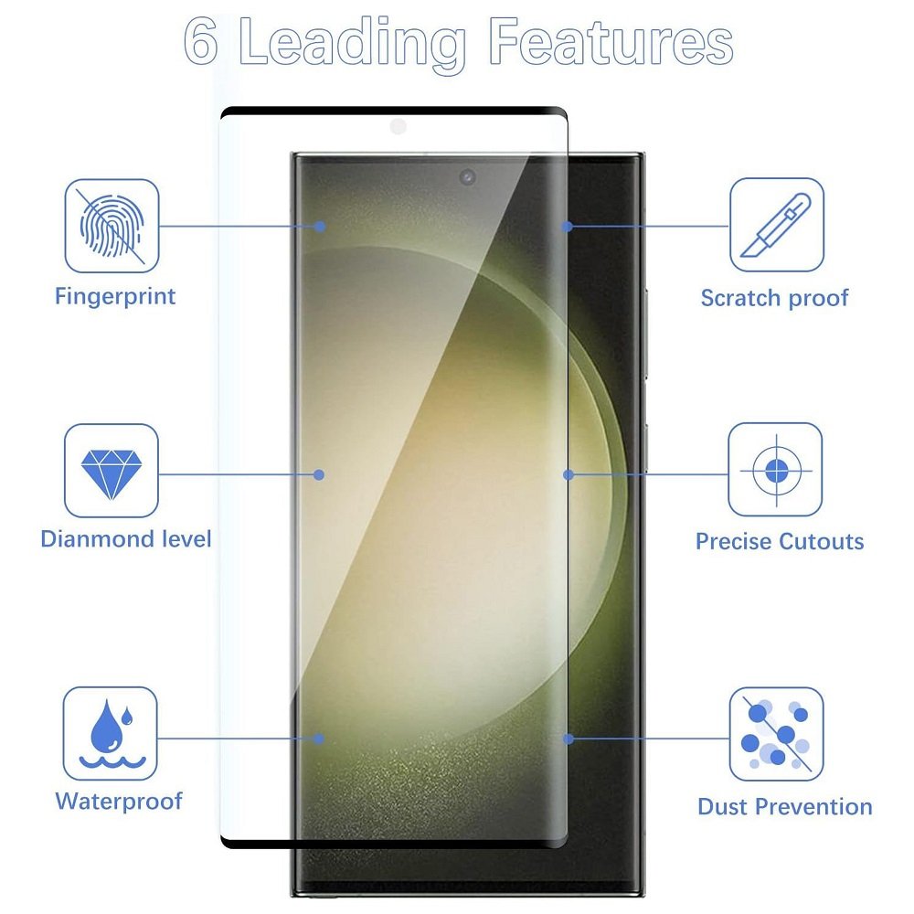 Samsung Galaxy S23 Ultra Tempered Glass Screen Protector