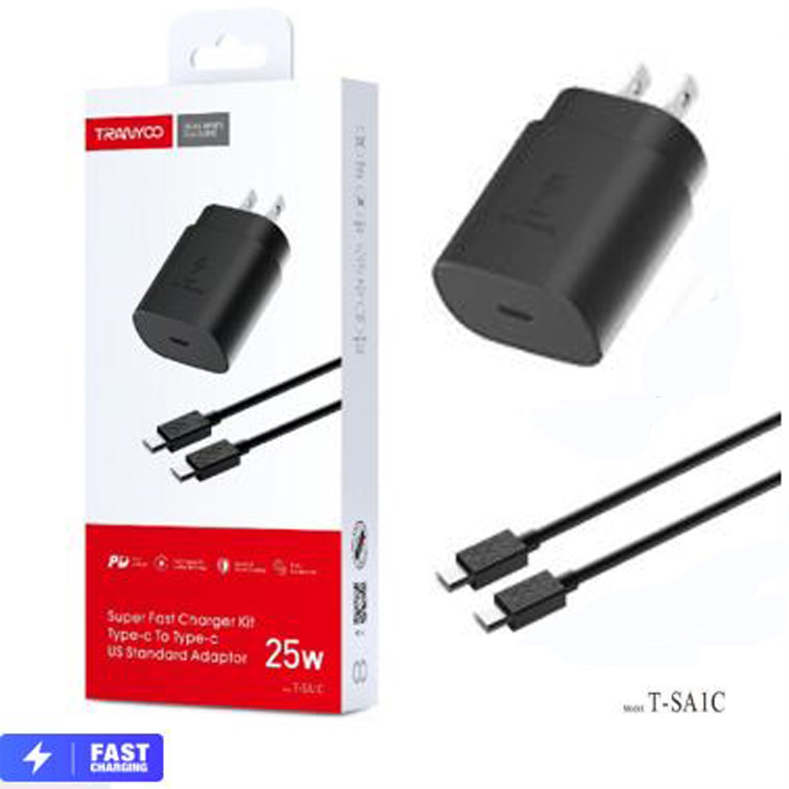 Super Fast Wall Charger Type C Kit 25w - Charging Adapter