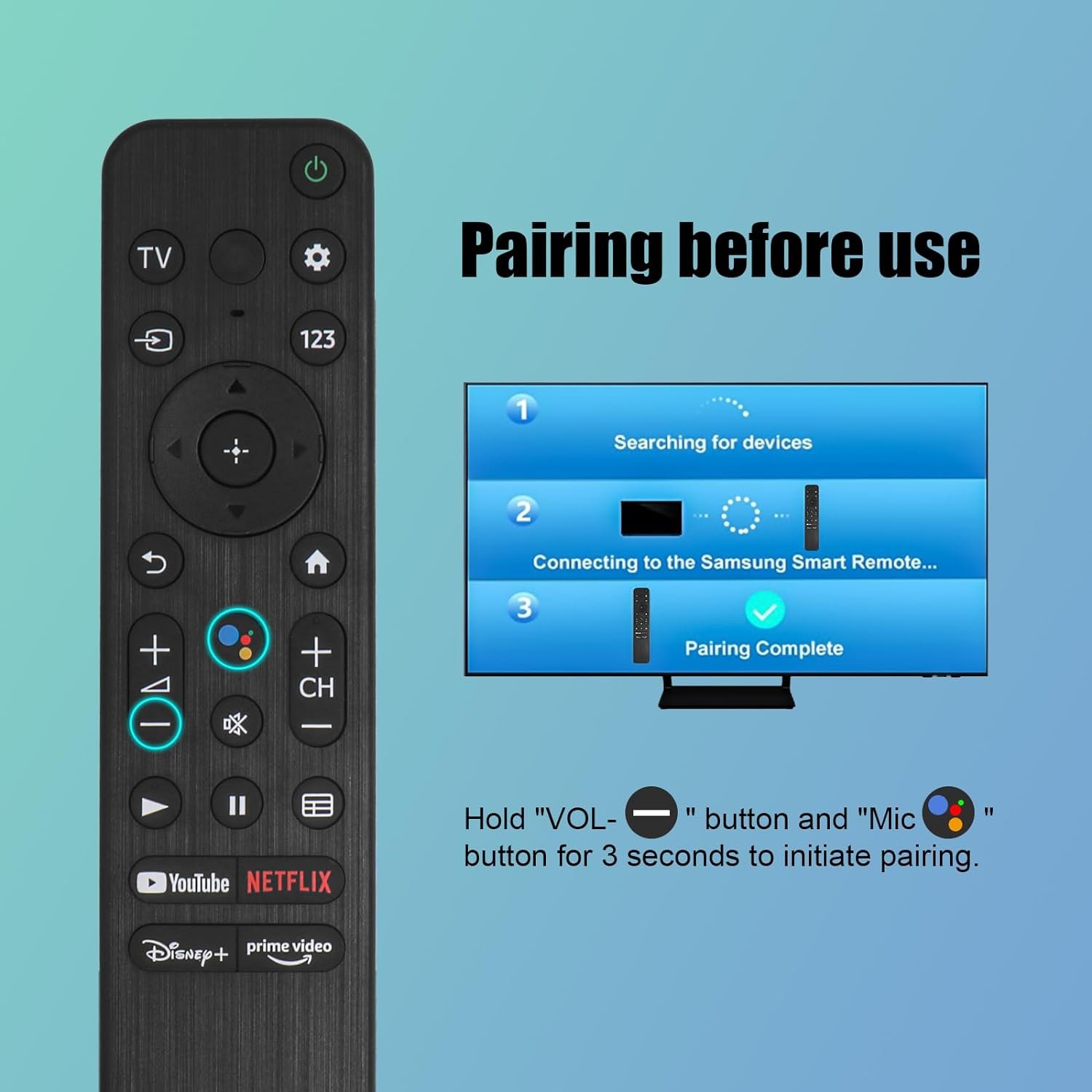 Sony RMF-TX800U TV Remote Control