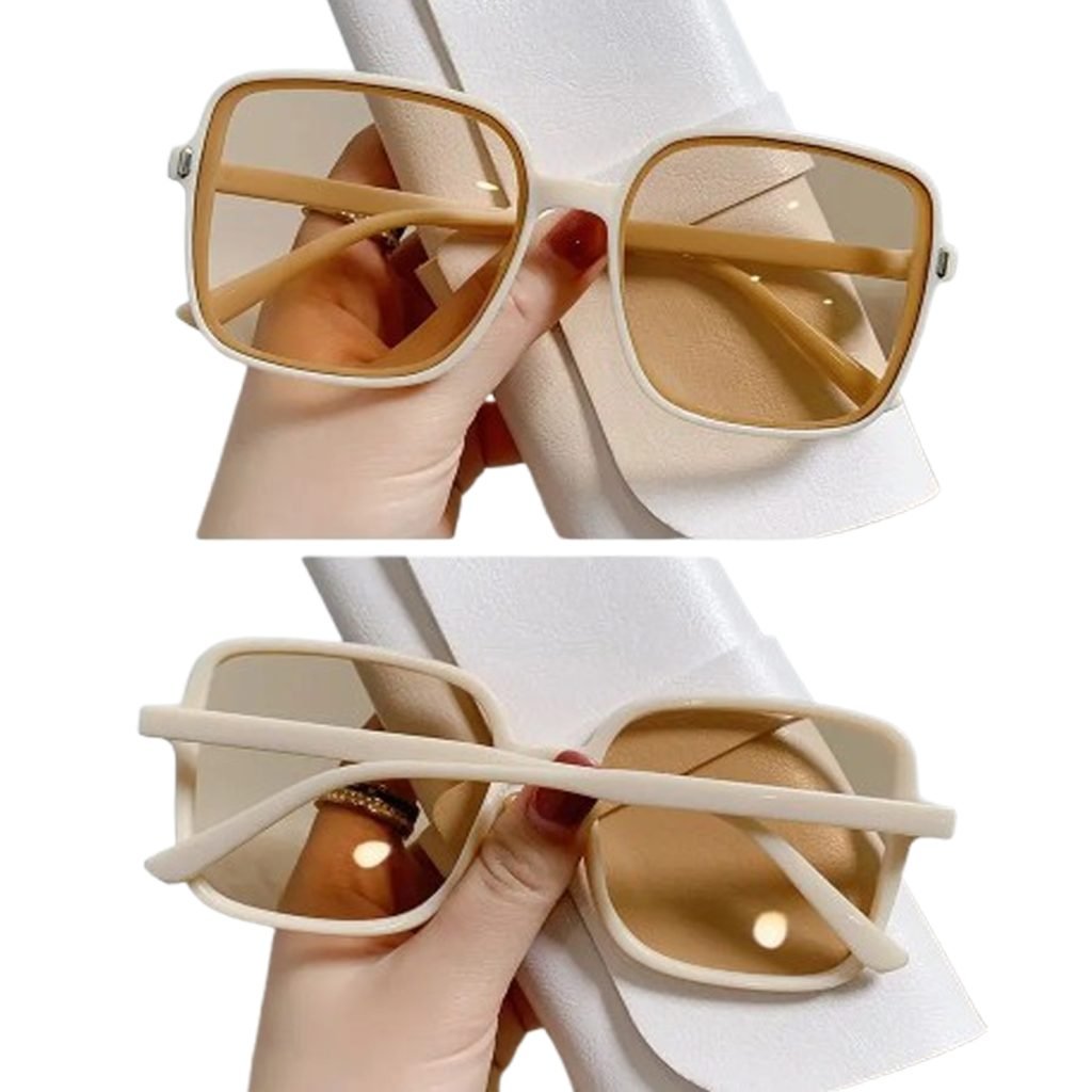 Luxury Brand Designer Silver Sun Glasses