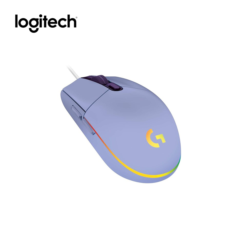 Purple Professional Logitech G102 Gaming Mouse